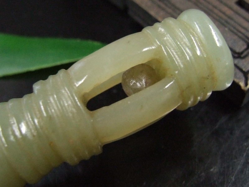 Certified Qing Dynasty Hetian Jade carving Feng shui Ritual tool ...