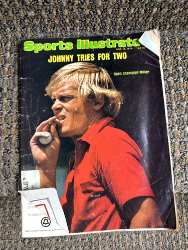 Sports Illustrated June 10 1974 Johnny Miller U.S. Open Golf Champion ...