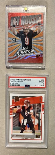 2020 Joe Burrow Bronze Rated Rookie PSA Card Lot , my House Orange ...