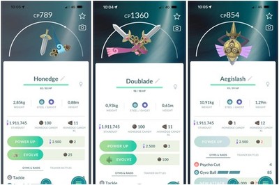 Honedge,Doublade,Aegislash (Shield Forme) | Tr-de 20k stardust | eBay