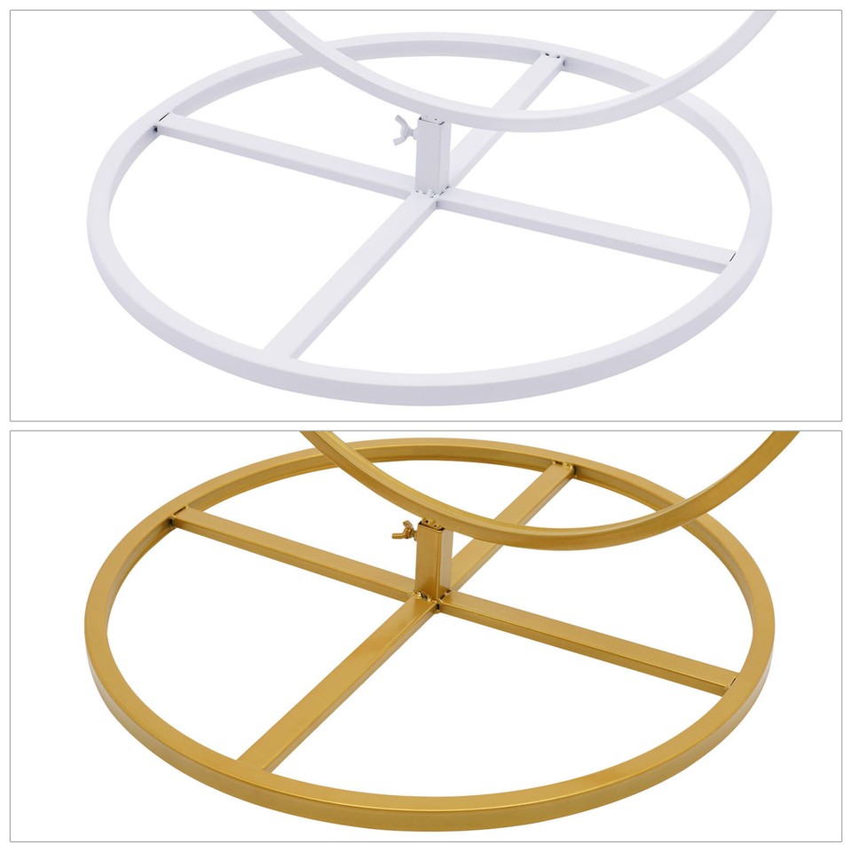 Wedding Backdrop Stand(Circle and Square), Detachable 4 Tier Flower ...