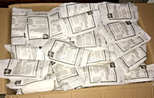 98 Rolls Medline PRM25865 Cotton Gauze Bandage Roll Sterile 4.5" x 4.1 ...