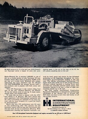 1963 International Harvester Ad: 270 Payscraper Pay Scraper - Lindale ...