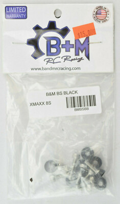 B&M Racing Black CNC Aluminum Body Saver Screw Mounting Set - For ...