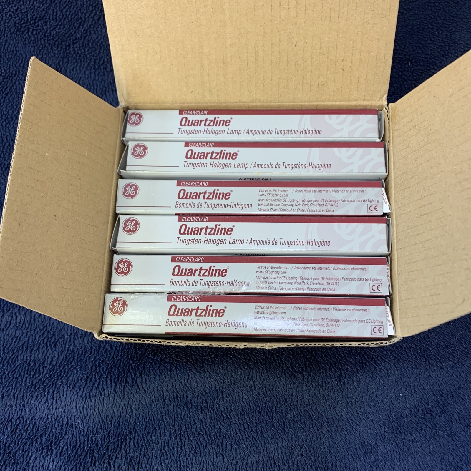 GE Q500t3/cl Quartzline Halogen Lamp 120v 500w for sale online | eBay