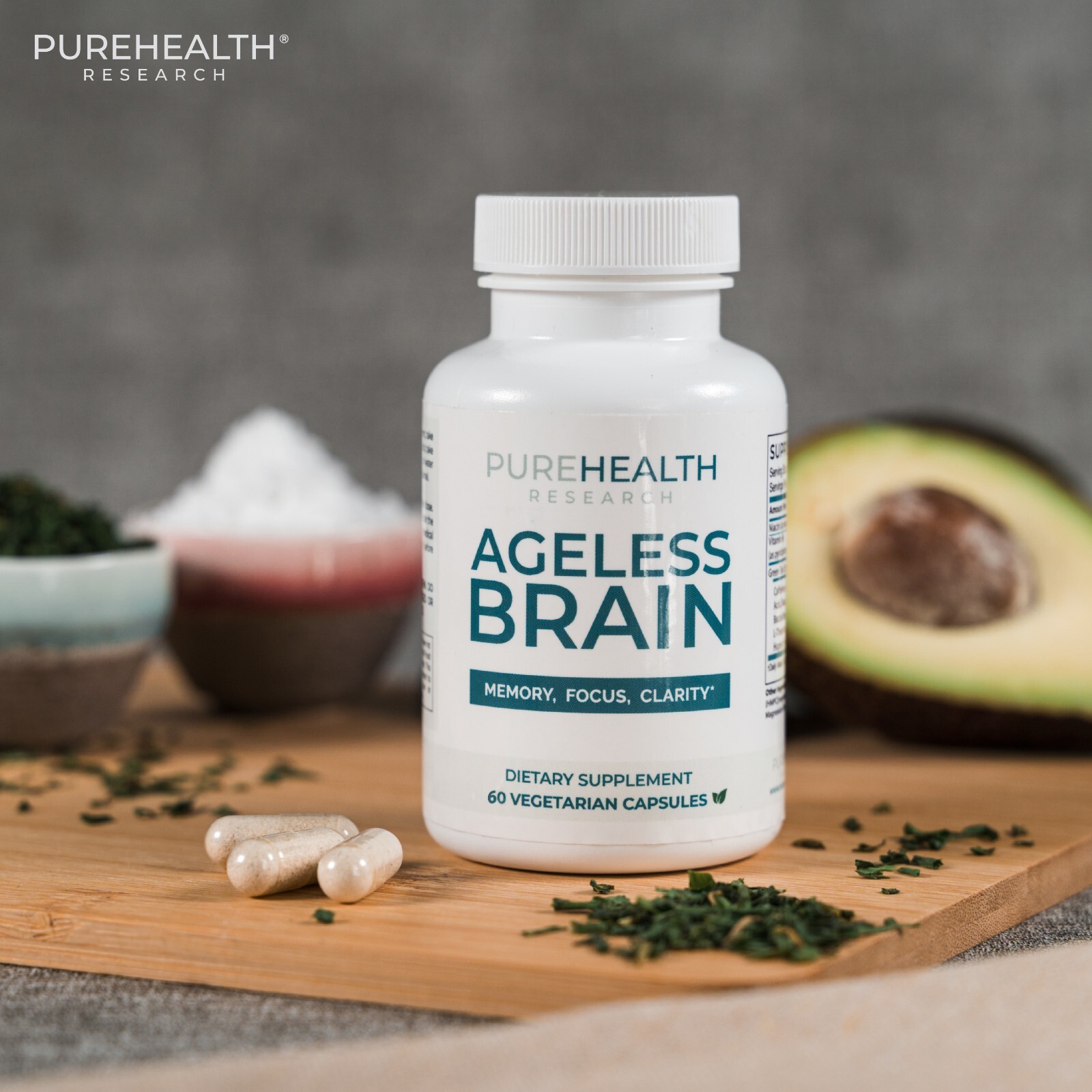 Ageless Brain for Enhanced Cognitive Health & Mental Focus, PureHealth ...