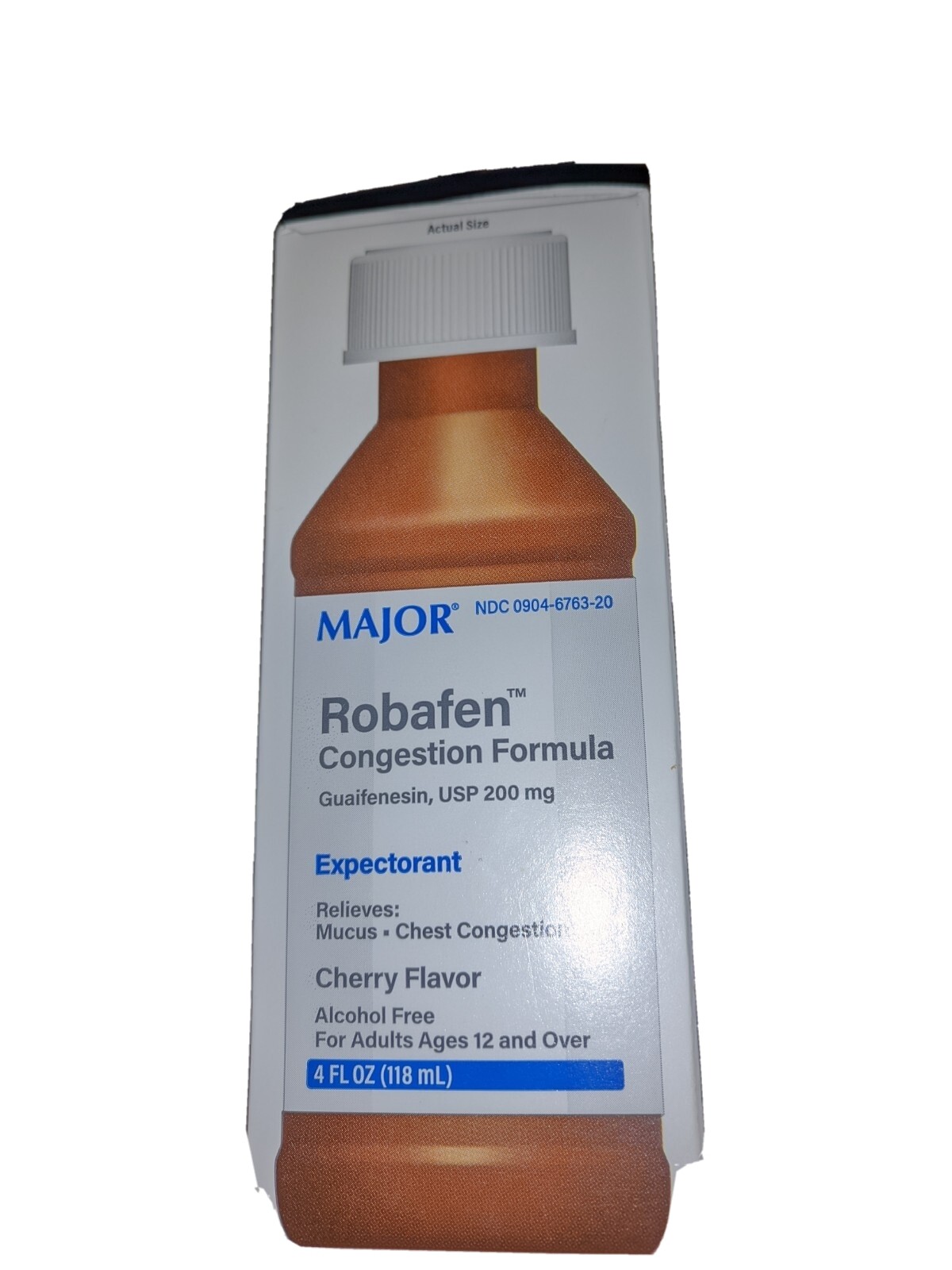 Major Robafen Congestion formula Guaifenesin Cherry Flavor | eBay