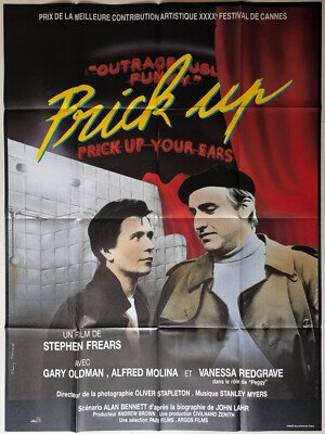 PRICK UP YOUR EARS Gary Oldman frears gay ORIGINAL french LARGE movie ...