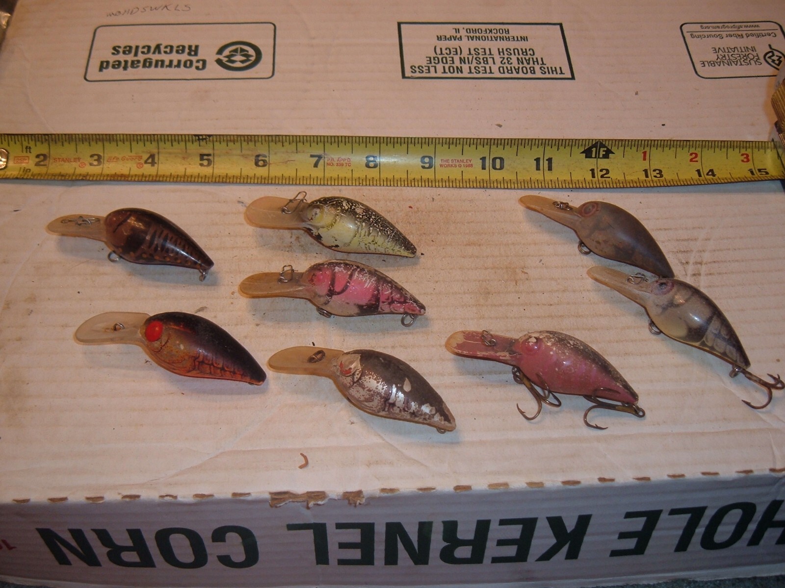 LOT OF 8 STORM WIGGLE WART JUNK BEATER FISHING LURE | eBay