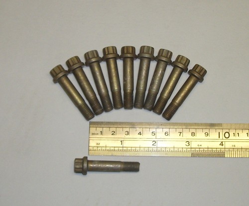 5/16-24 x 1 1/2" 12 Point Bolts NAS625-15 Fine Thread Steel, 10 pieces ...
