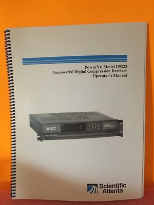 Manuals & Books - Scientific Atlanta