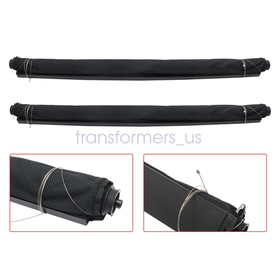 Fit BMW Mini 2014-2019 Black Sunroof Shade Roll-up Cover 54109451245 2X ...