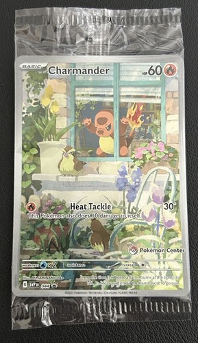 Charmander SVP 044 Pokemon Center Exclusive Stamp Sealed Black Star ...