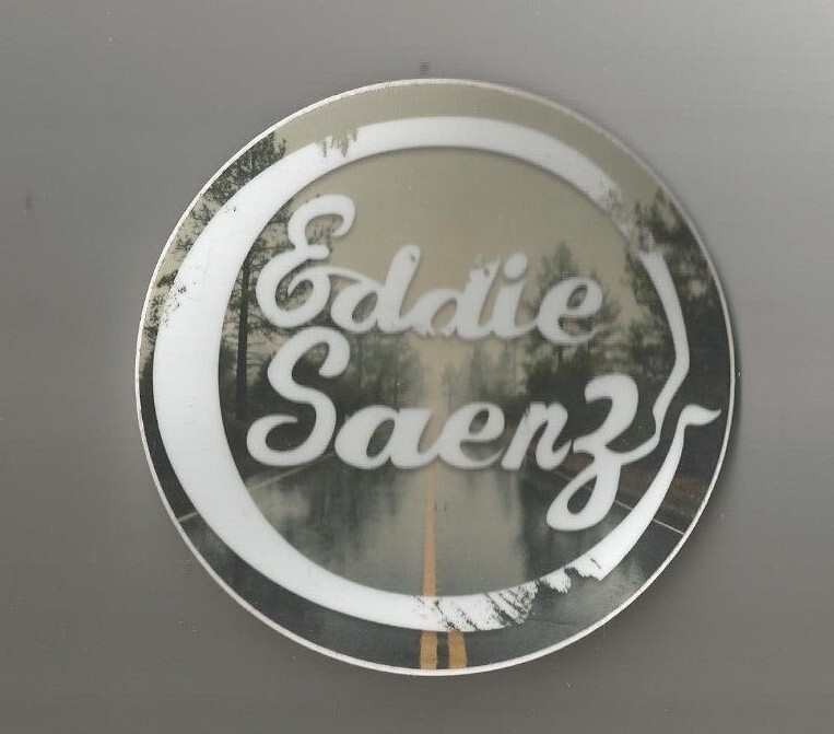 Eddie Saenz - Eddie Saenz US promo sticker 4" Diameter NEW | eBay