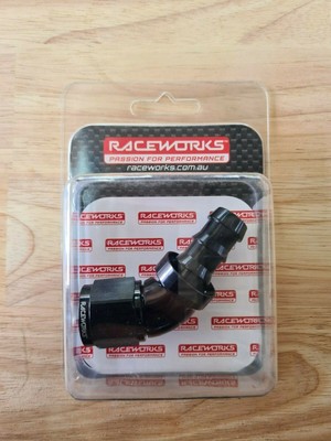 RACEWORKS Push Lock Hose Fitting AN-10 45 Deg | eBay
