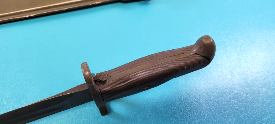 WWII US Military M1 Garand Rifle AFH Bayonet Knife + Scabbard TR12 | eBay