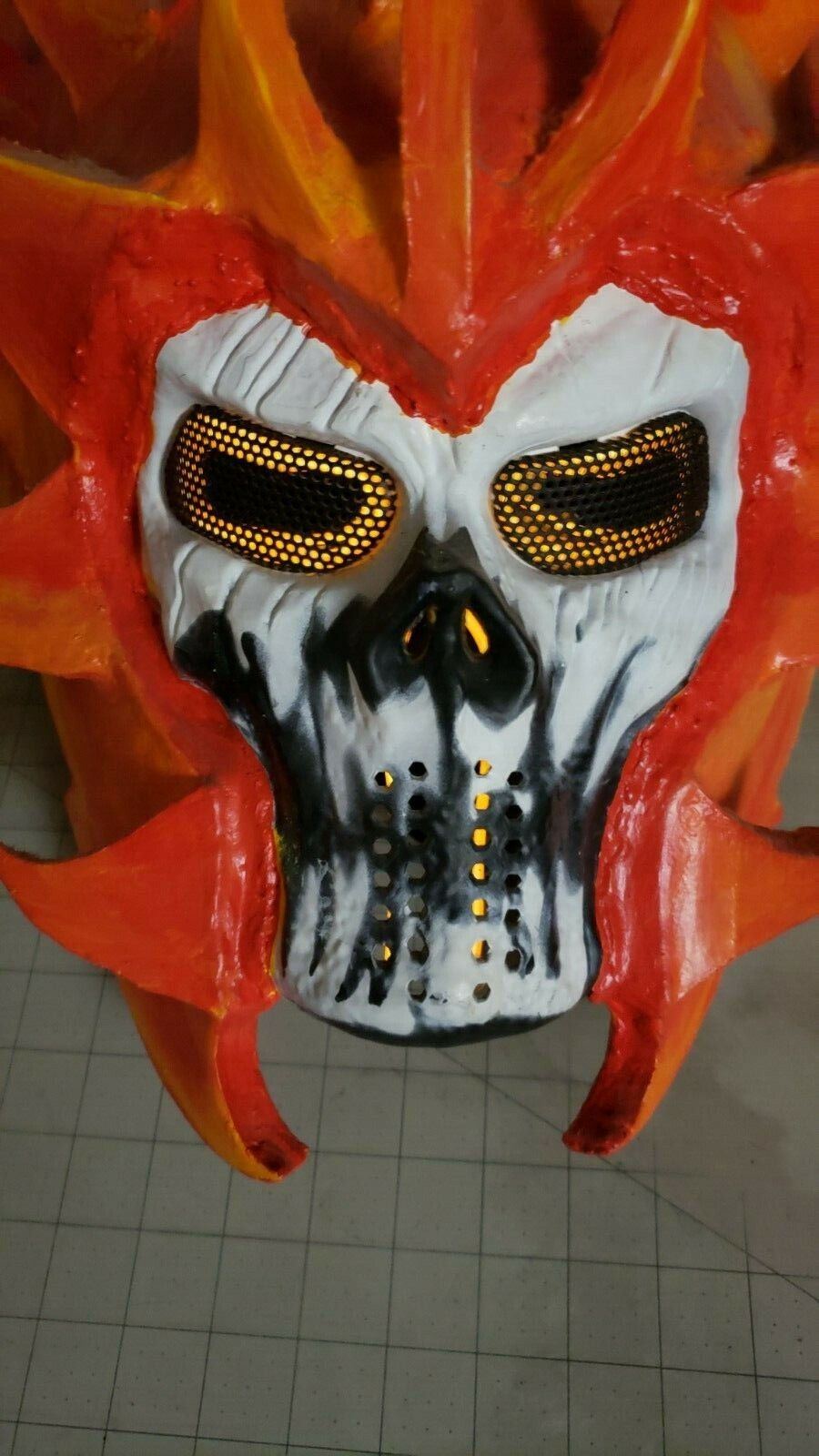 "One of a Kind" Cosplay Ghost Rider Mask...HANDMADE - Gem
