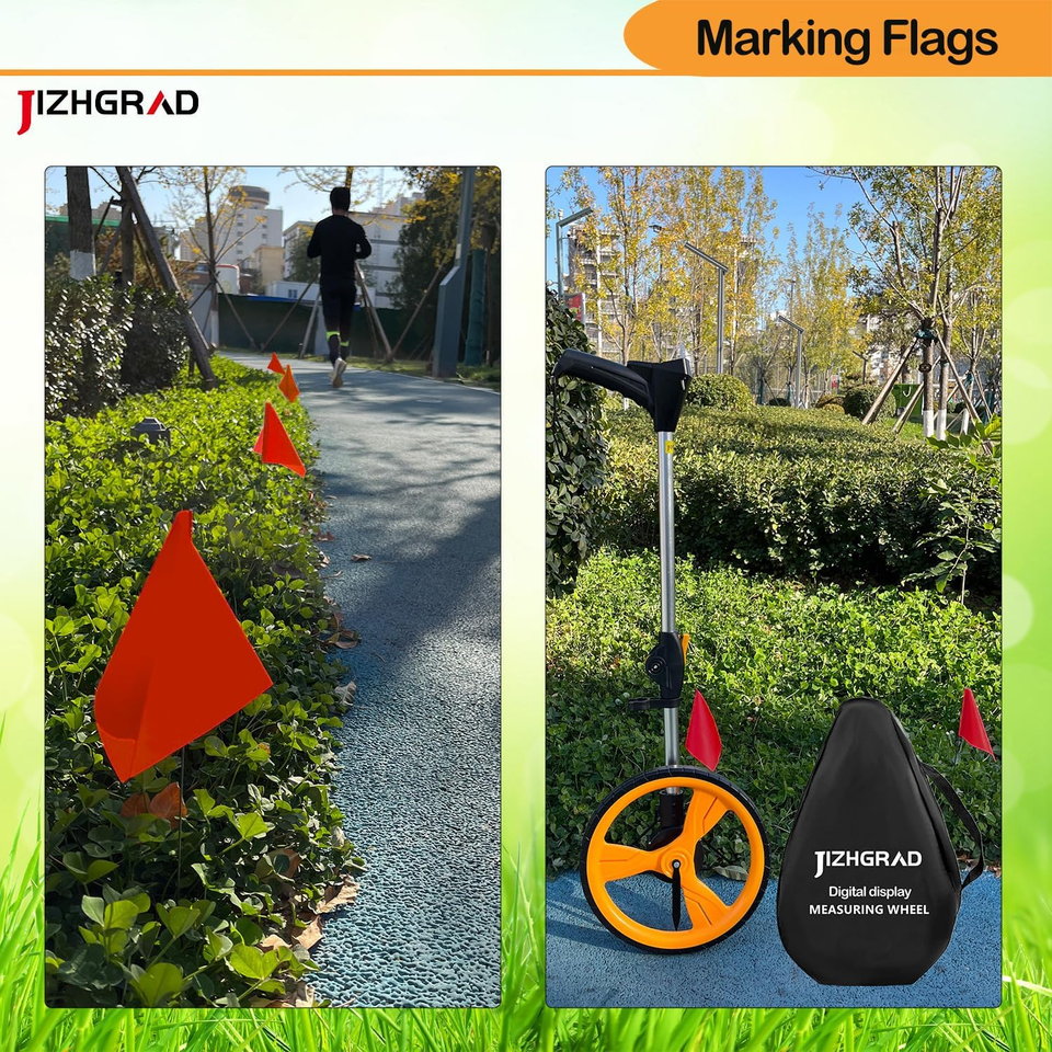 20Pack Red Marking Flags, 13X4X5 Inch Marker Flags Use for Yard & Lawn, Boundar | eBay