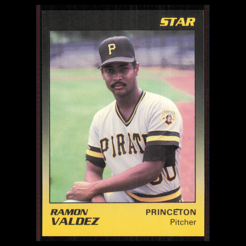 Ramon Valdez #22 1989 Star Minor League Princeton Pirates Baseball Card ...