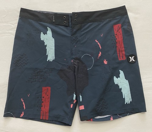 Hurley Phantom Board Shorts Swim Trunks Geometric Design Men’s 34 | eBay