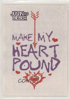 2011 Panini Justin Bieber 20 Stickers Make My Heart Pound 02rn | eBay