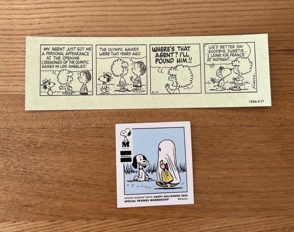 Snoopy Museum Admission Sticker | eBay