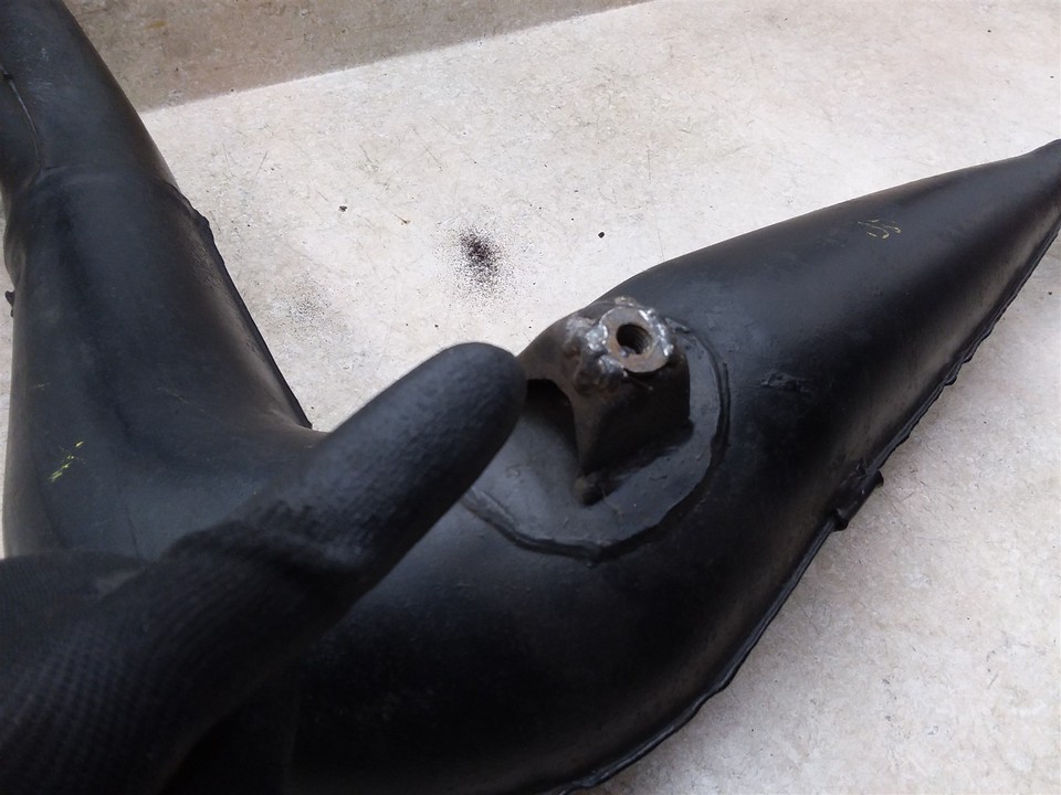 Yamaha 465 YZ465 Repaired Exhaust Chamber 1981 #32 ARP E25 | eBay
