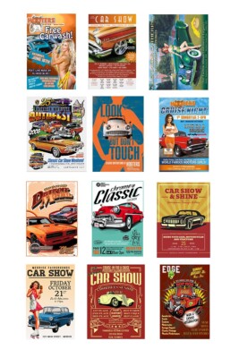 1:25 G scale model car show posters | eBay