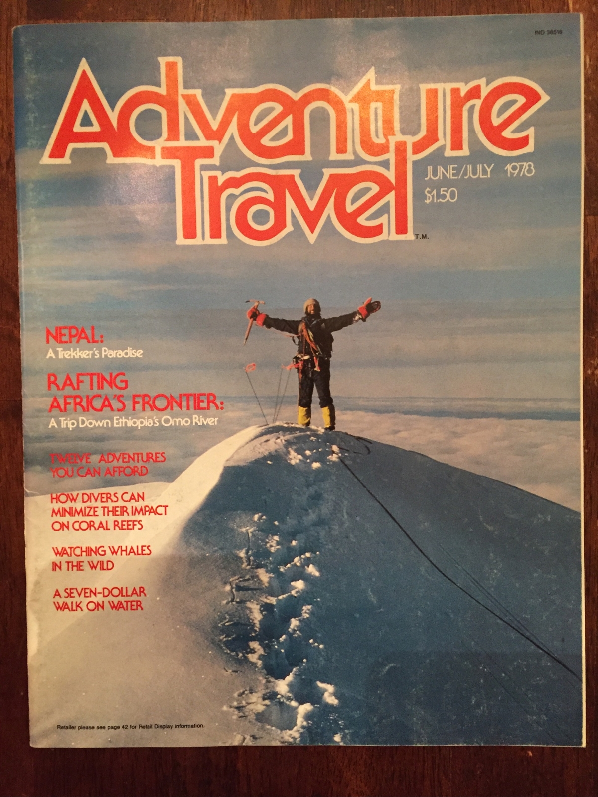 Vintage Adventure Travel Magazine 1978 Volume 1 Number 1, First Premier ...