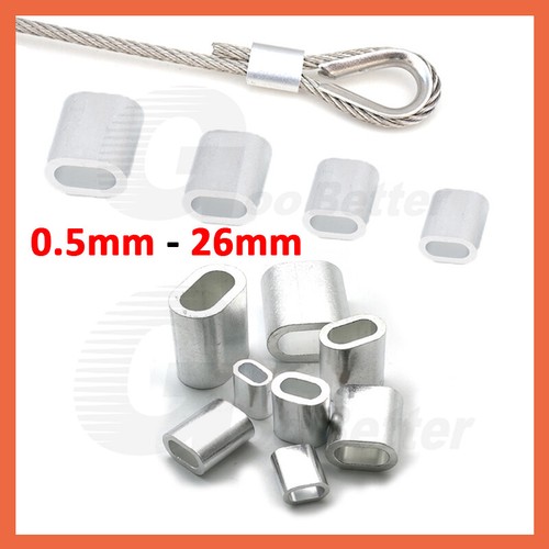 Aluminium Wire Rope Ferrules Crimping Sleeve 0.5-26mm For Marine ...