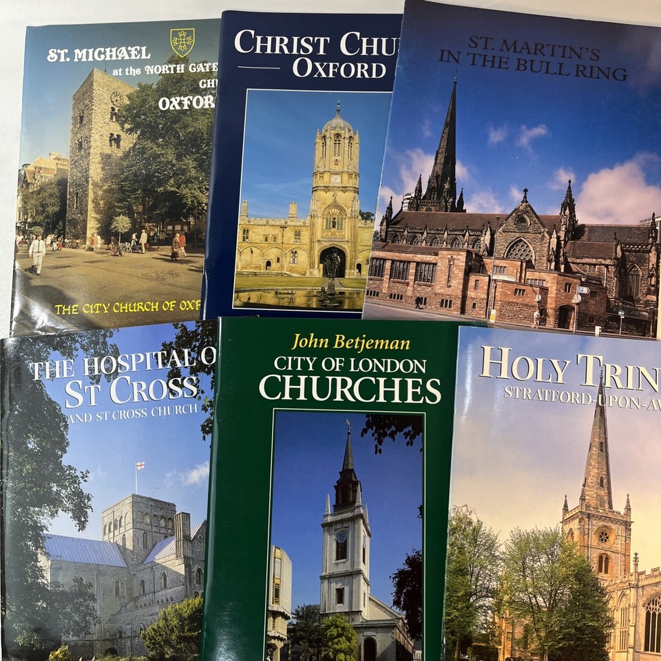 Lot of 17 Churches of London and England Travel Guides Books Religion ...