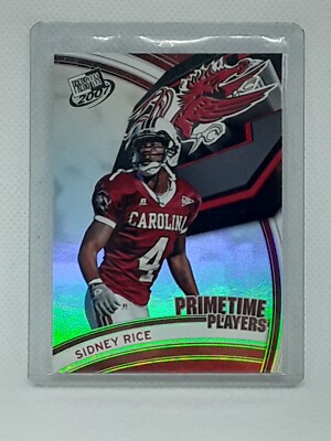 Sidney Rice 2007 Press Pass Football - Primetime Players - South ...