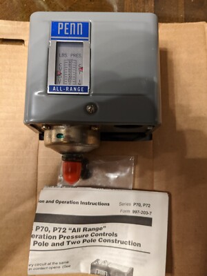 JOHNSON CONTROLS PRESSURE SWITCH FACTORY NEW IN ORGINAL BOX, MODEL ...
