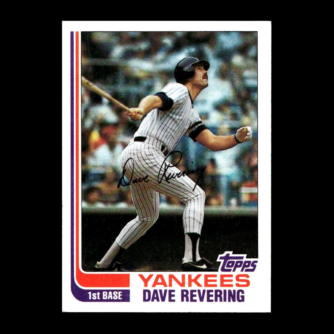 Dave Revering 1982 Topps New York Yankees #109 R313A 57 | eBay