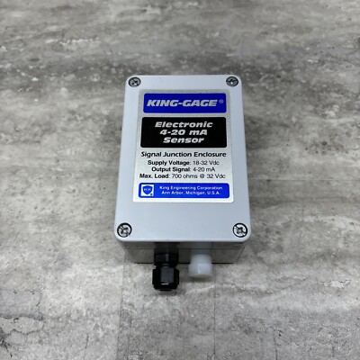 King Gage Electronic Sensor Signal Junction Enclosure, 4-20 mA | eBay