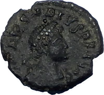 ARCADIUS 383AD Authentic Genuine Ancient Roman Coin VICTORY w trophy ...