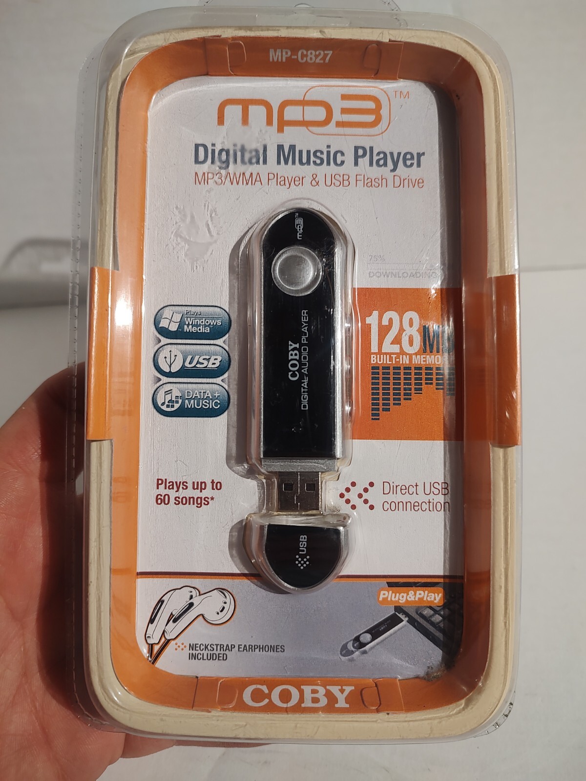 Coby MPC827 Black ( 128 MB ) Digital Media Player for sale online | eBay