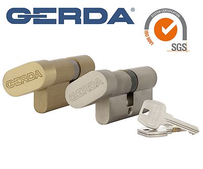 Gerda High Quality Euro Profile Cylinder Door Lock Barrel 3 Keys WKE1 ...