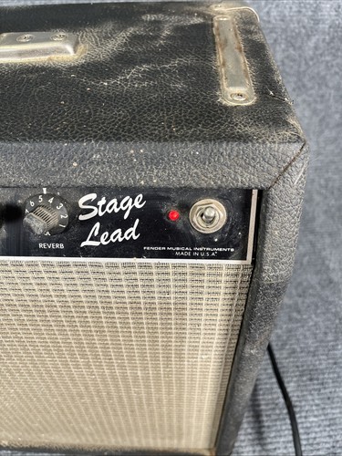 1983 Fender Stage Lead 1x12" Instrument Amplifier Guitar Amp Powers On ...