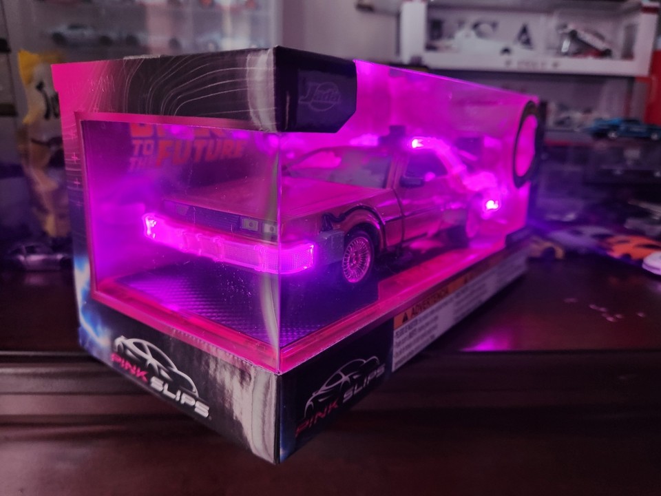 2025 Jada Pink Slips Back To The Future Time Machine Pink Chase 1/24 ...