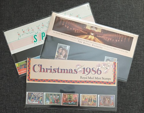 Large Selection of Royal Mail Presentation Packs Stamps 1986 Multi ...