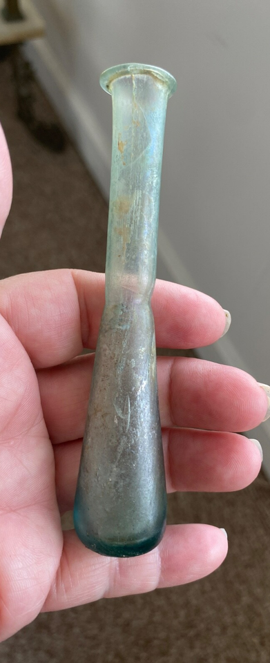 Ancient Roman Glass Bottle /Vial/IN ORIGINAL CONDITION | eBay