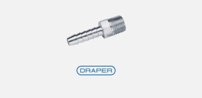 Draper 25840 1/4" BSP Taper 1/4" Bore PCL Male Screw Tailpieces (5 ...