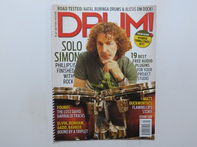 DRUM MAGAZINE #223 JANUARY 2015 SIMON PHILLIPSDAVID GARIBALDI 2S | eBay