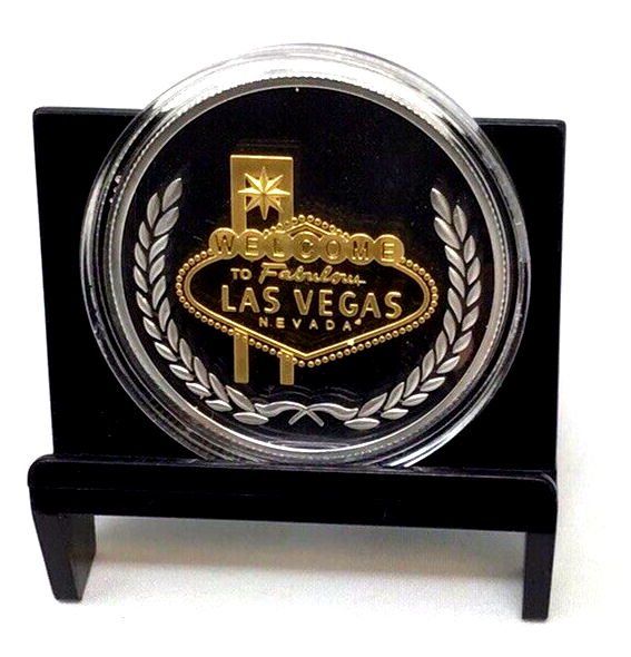 Las Vegas Show Girl Card Guard in Air-Tight Coin-Tainer**~NEW~** :E | eBay