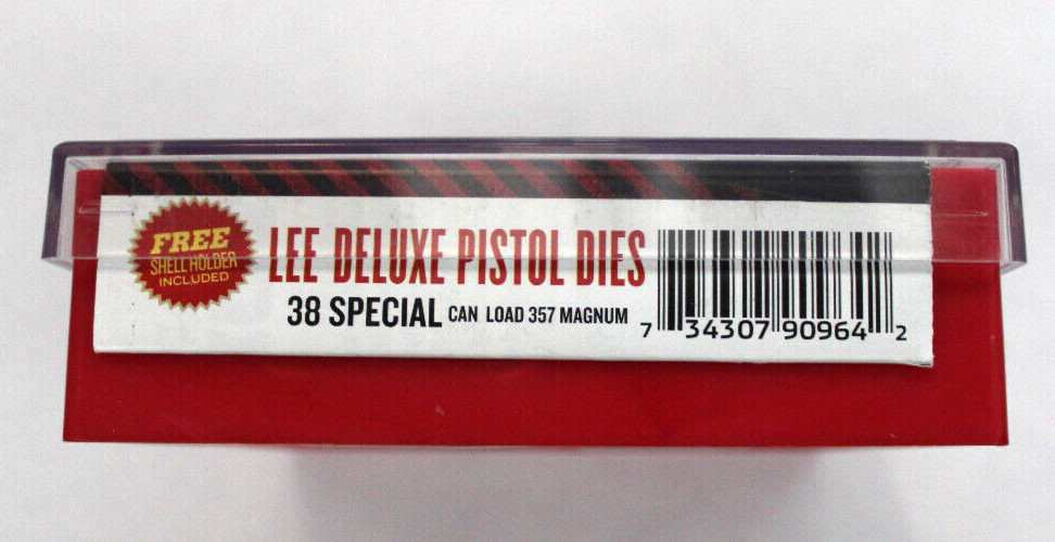 LEE 90964 38 SPECIAL 357 MAG DELUXE CARBIDE 4-DIE SET