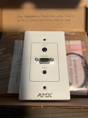 AMX FG1402-51-SW UPX-RGB+A-US RGB Universal Transmitter Wall Plate ...