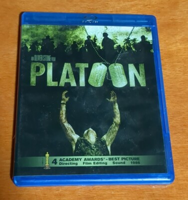 Platoon Blu-ray Willem Dafoe Charlie Sheen Oliver Stone Tom Berenger | eBay