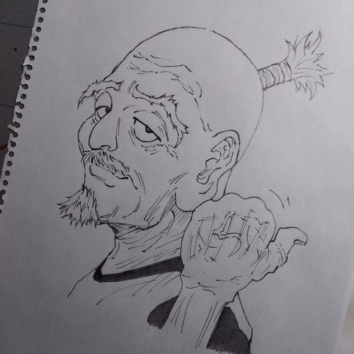 Netero Hunter Fan Art Original Pencil Drawing A4 | eBay