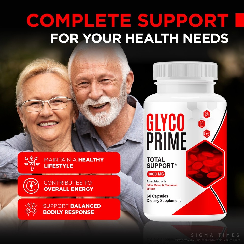 (3 Pack) GlycoPrime Pill, Glyco Prime for Advance Blood Health Support ...